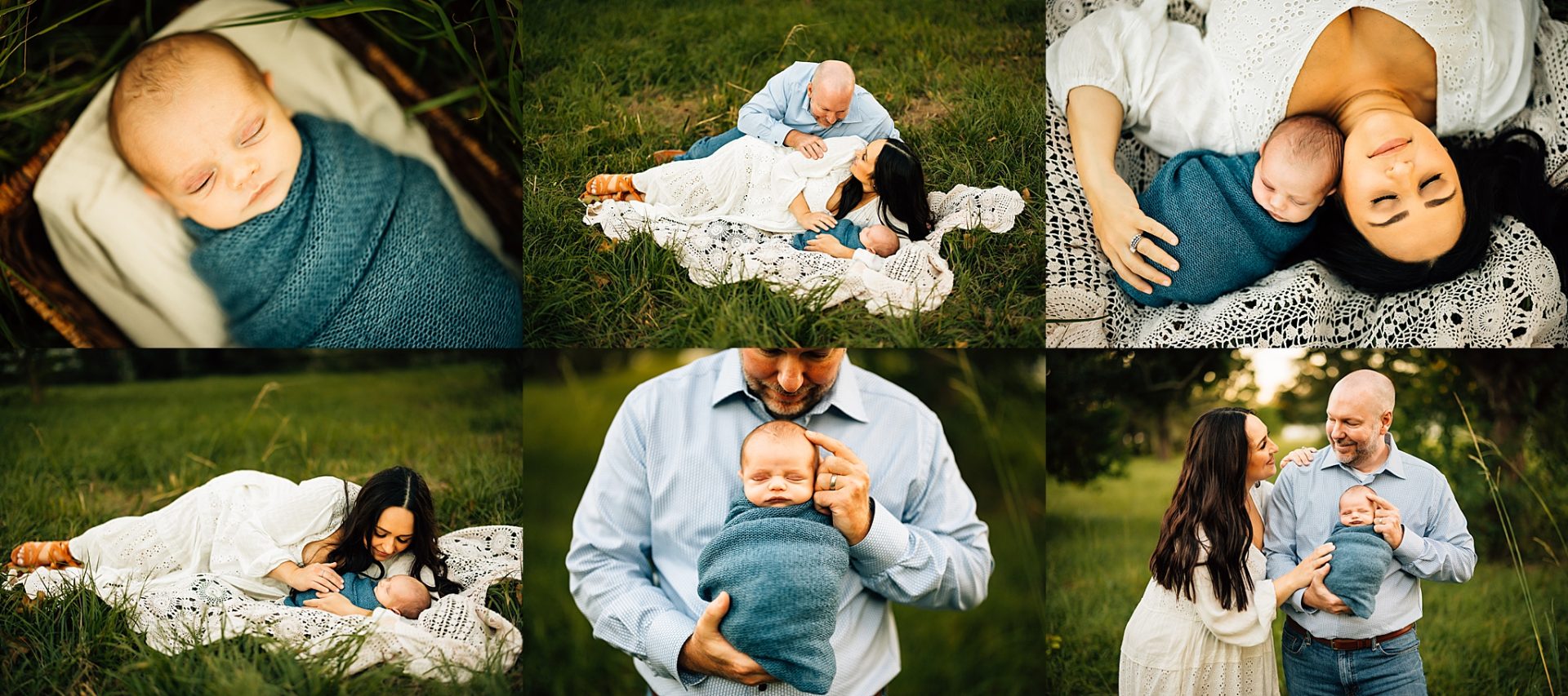 Newborn Photography Outside - Ashley Newman Photography