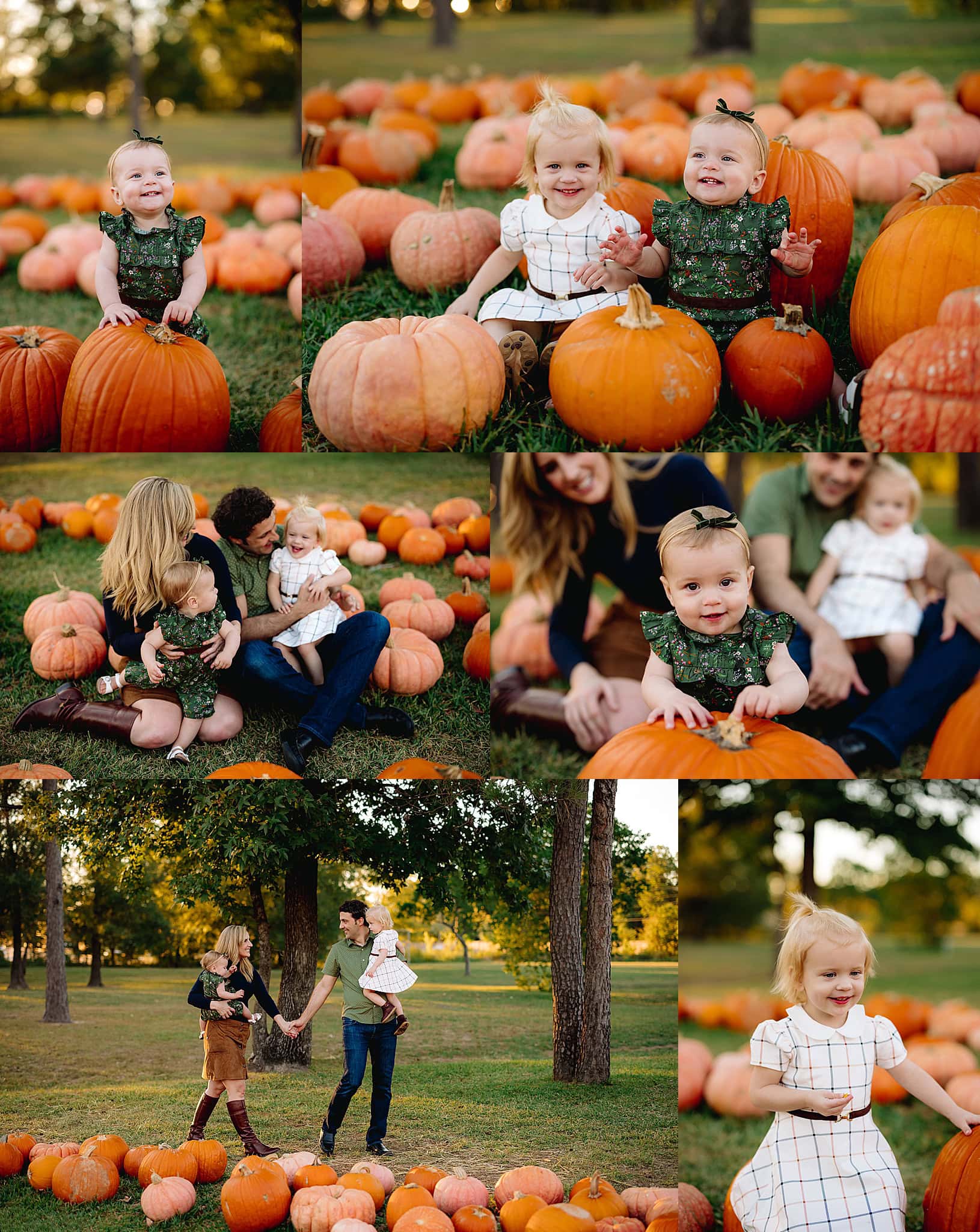 Pumpkin Patch Family Photos